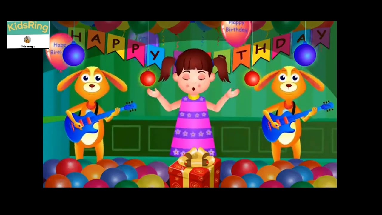 Happy Birthday Rhyme ! Kids Cartoon video Happy Birthday - YouTube