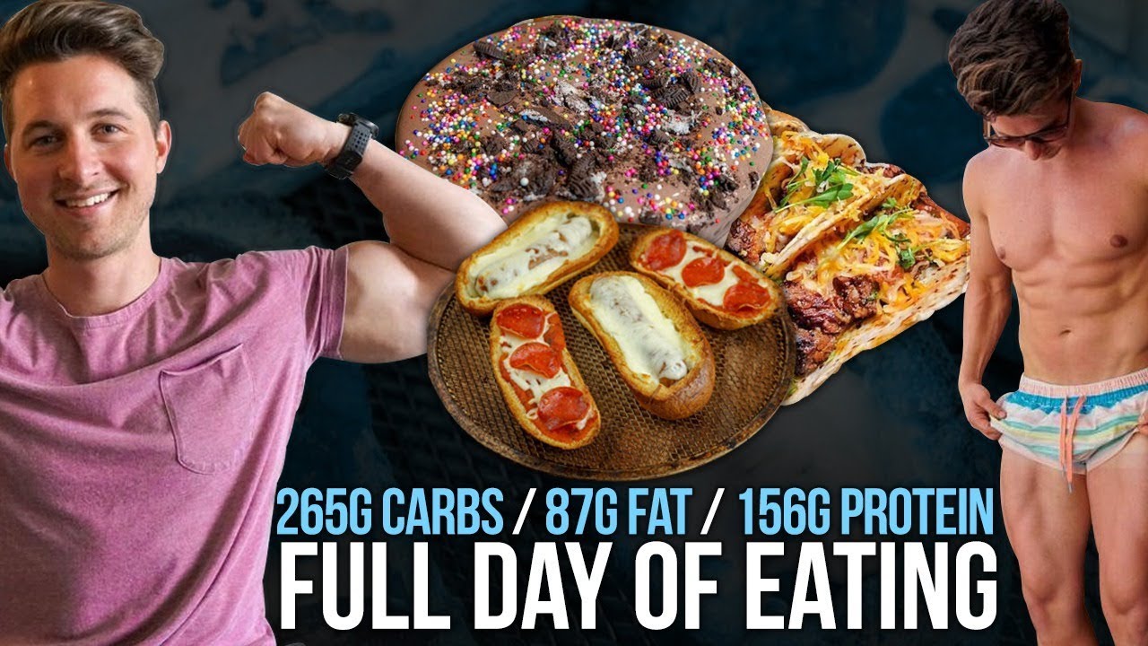 Fat Loss Flexible Dieting Full Day of Eating | Tacos, Pizza & Frosty's ...