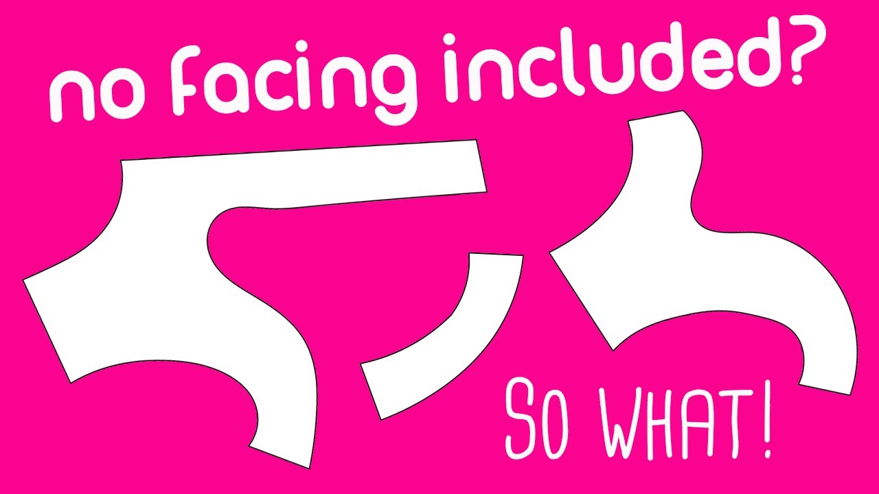 How To Draft A Facing - EASY - (No Pattern Needed) - YouTube