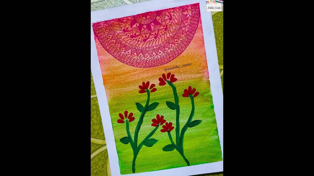 Create the perfect background for your Mandala Art - YouTube