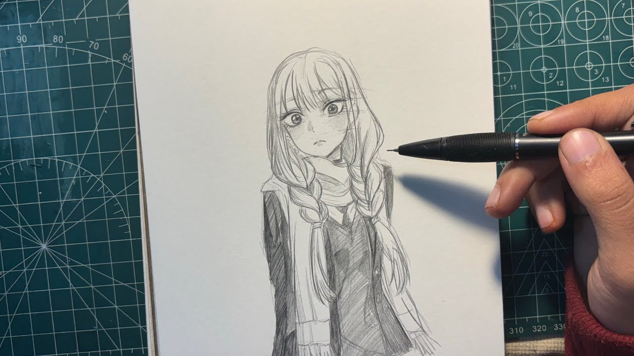 “How to Draw Marin Kitagawa Step by Step | Easy Anime Girl Drawing ...