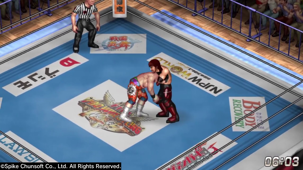 Fire Pro Wrestling World Move Craft: Swing Neckbreaker Drop B - YouTube