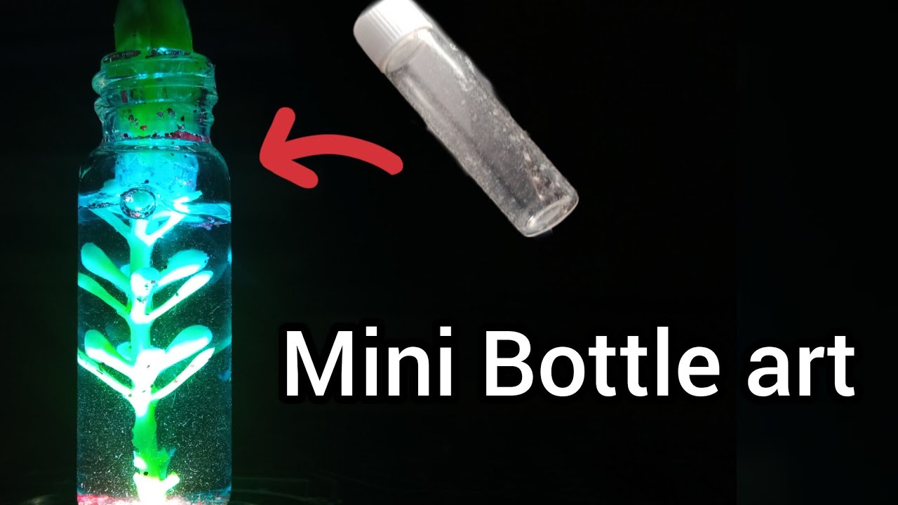 1 Mini bottle art// part -3 // 7-Minute Craft World - YouTube