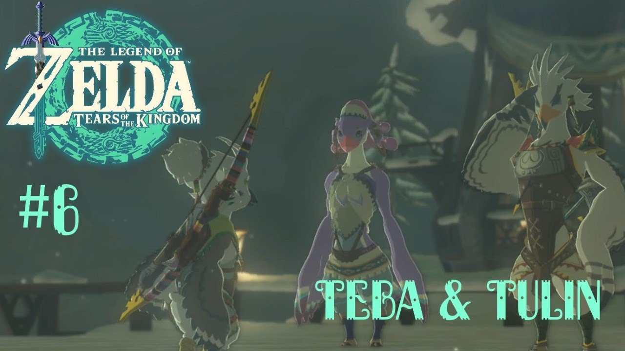 Teba the Rito Elder - The Legend of Zelda Tears of the Kingdom Gameplay ...