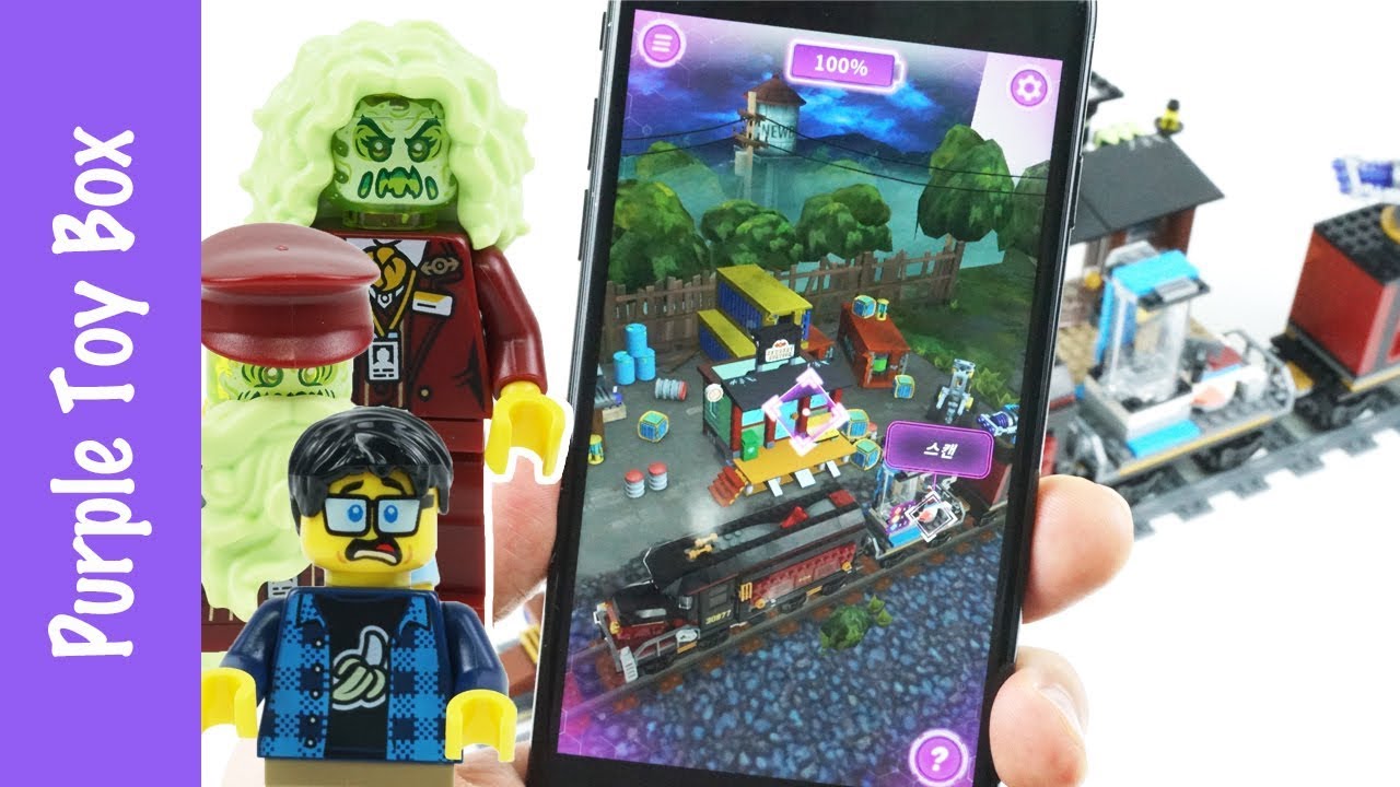 Ghost In The Train!! Lego Hidden Side 기차에 숨은 유령을 잡아라! 레고 히든 사이드 유령 기차 ...