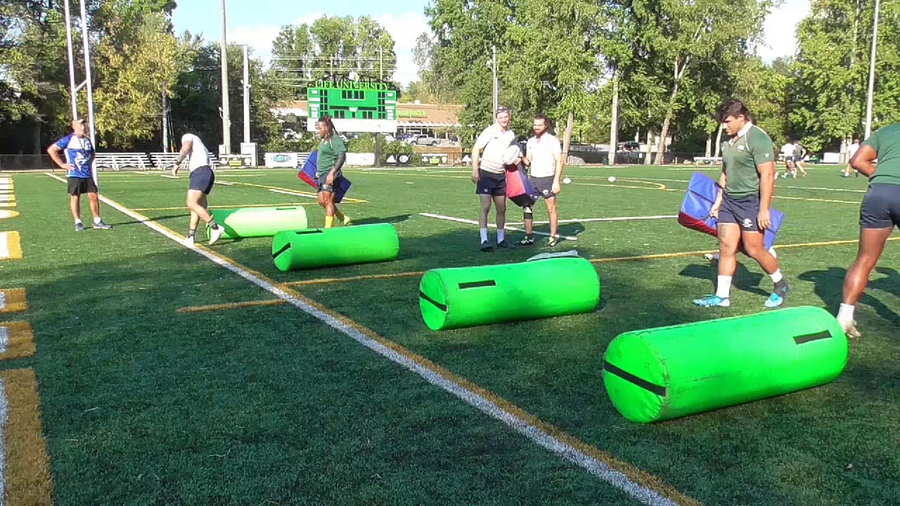 Hit and Drive Contact Leg Drive Drill with the Life University Men's ...