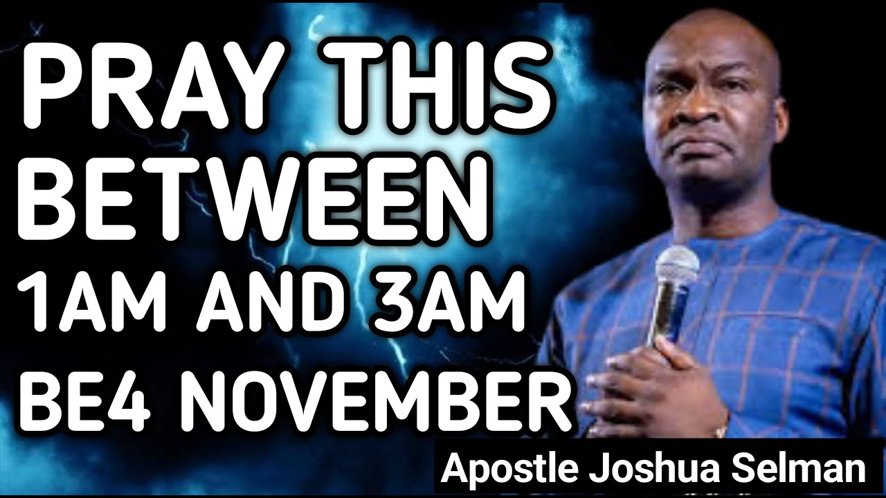 Pray This Strategic Prayers Between 1AM And 3Am. God Has Something For ...