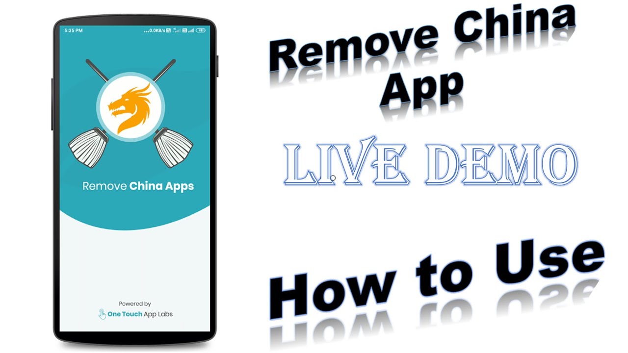 Remove china app full live demo How to use ? - YouTube