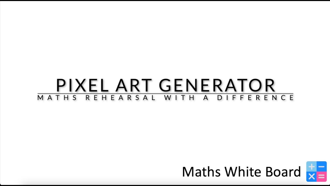 Pixel art generator - YouTube