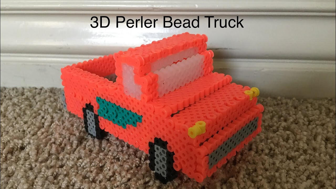 3D Perler Bead Truck Tutorial - YouTube