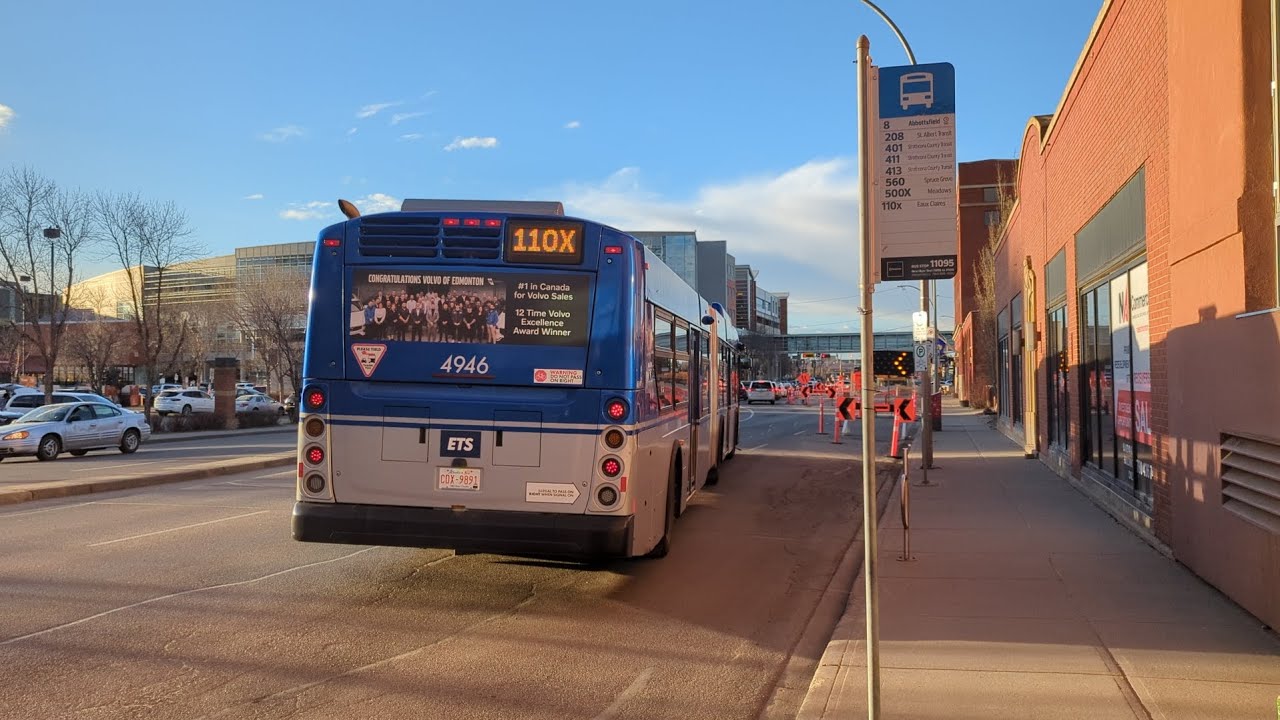 ETS Bus 2019/20 New Flyer XD60 #4946 On 110X Eaux Claires Express - YouTube