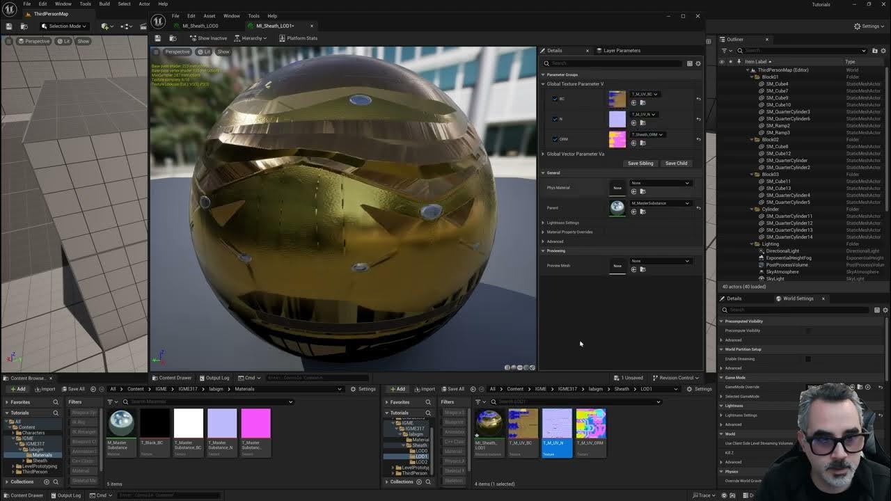 UE5 Material Instancing and LODs - YouTube