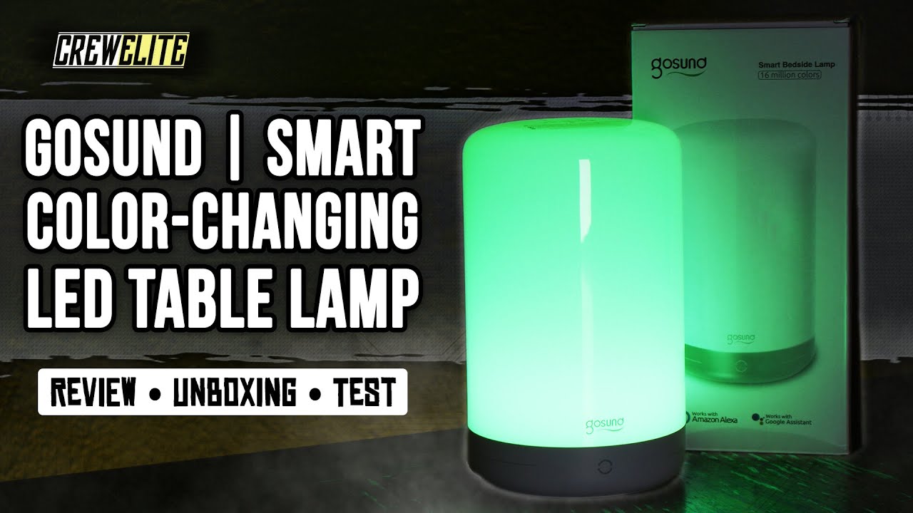 Gosund: Smart Color-Changing LED Bedside/Table Lamp | With Alexa ...