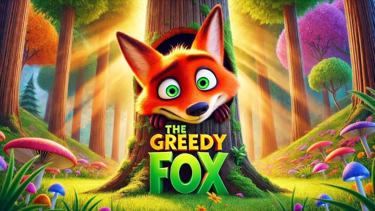 The Greedy Fox | Moral Stories for Kids in English | Bedtime Stories ...