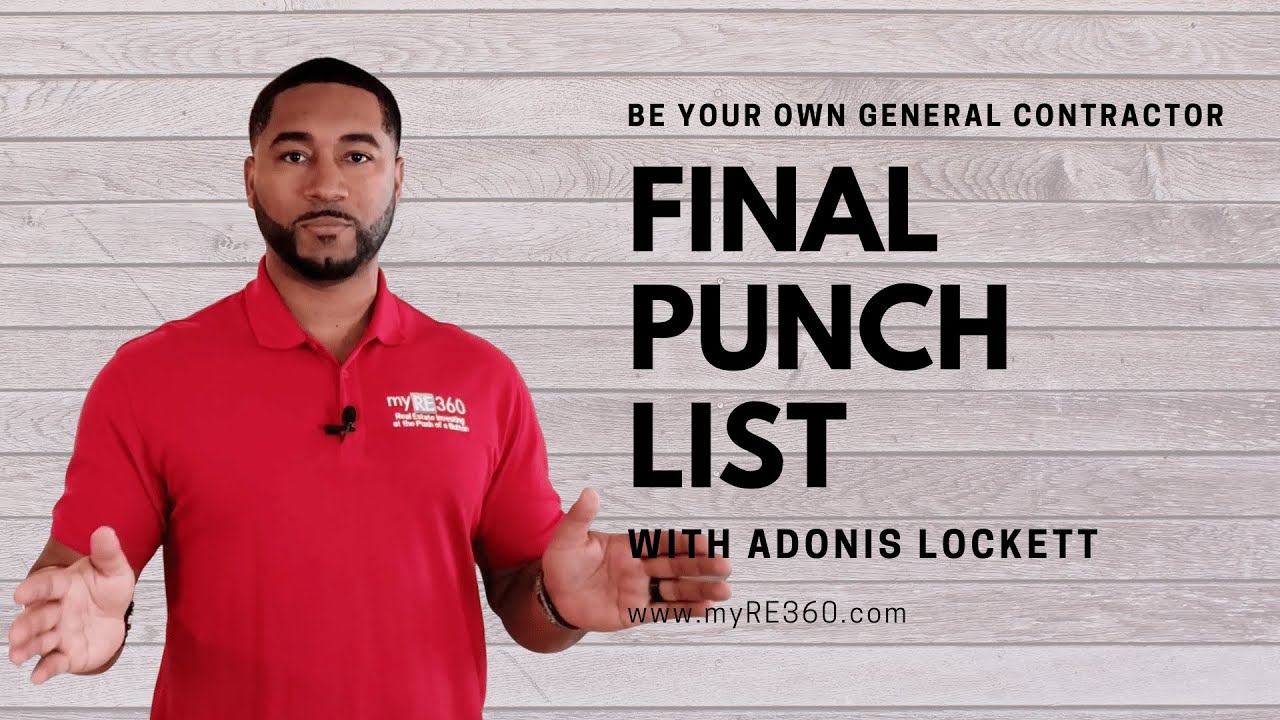 Final Punch List Walk Through - YouTube