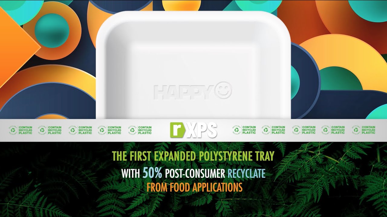 r-XPS - Tray with 50% post-consumer recyclate - YouTube