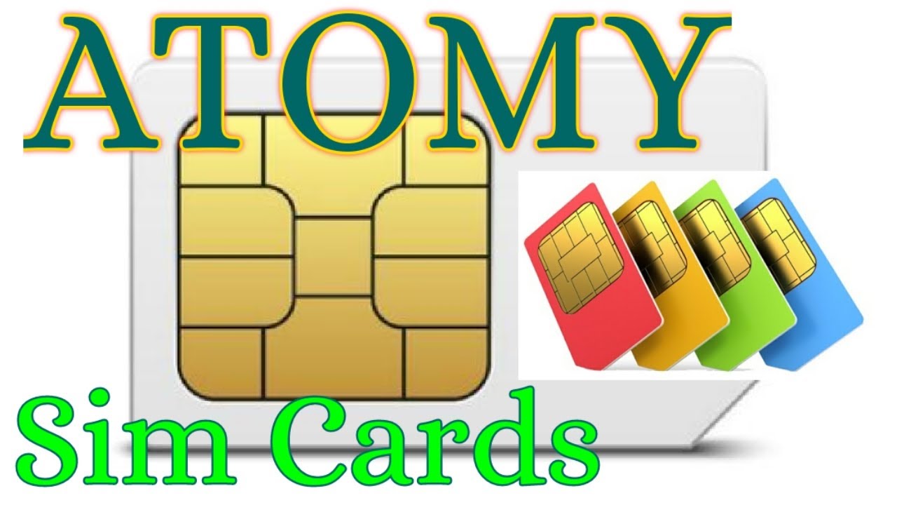 Atomy Sim Cards - YouTube