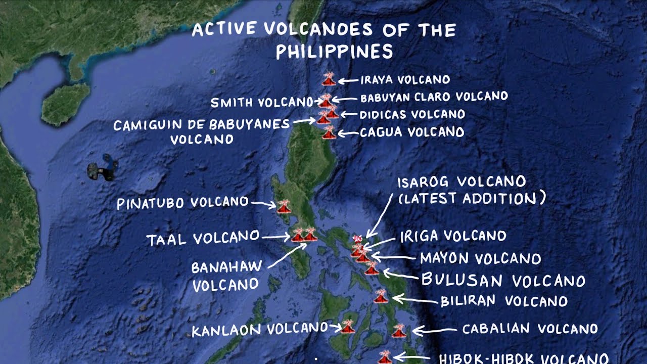 Active volcanoes of the Philippines with latest addition - YouTube