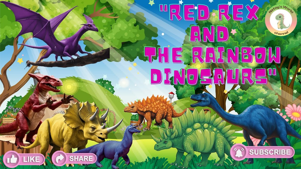 Red Rex and the Rainbow Dinosaurs - YouTube