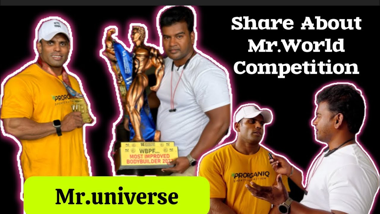 Mr. Universe Share About Mr.World Competition South Korea - YouTube