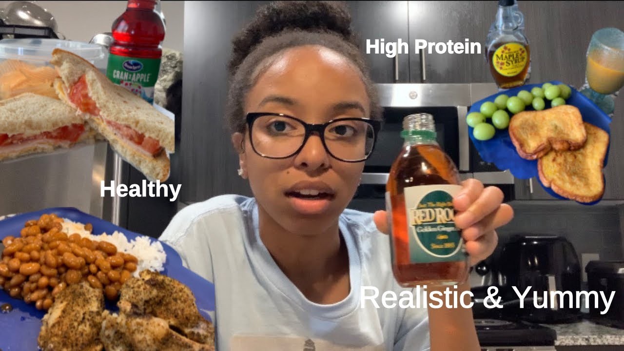 What I Eat In A Day * Healthy & High Protein * - YouTube