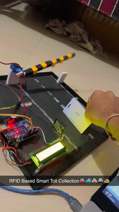 Automation RFID Toll Collection project ideas #project #shortvideo#yt # ...