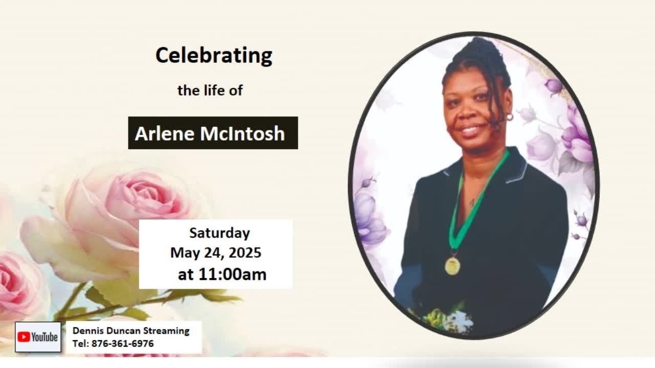 Celebrating the life of Arlene McIntosh - YouTube