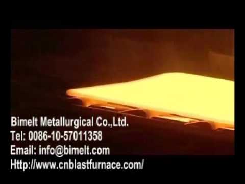 The smelting process of copper smelting furnace - YouTube