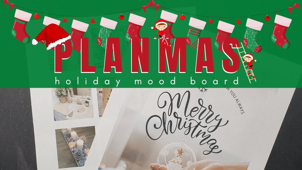 TUTORIAL: CREATE A HOLIDAY MOOD BOARD FOR YOUR PLANNER | HAPPY PLANNER ...
