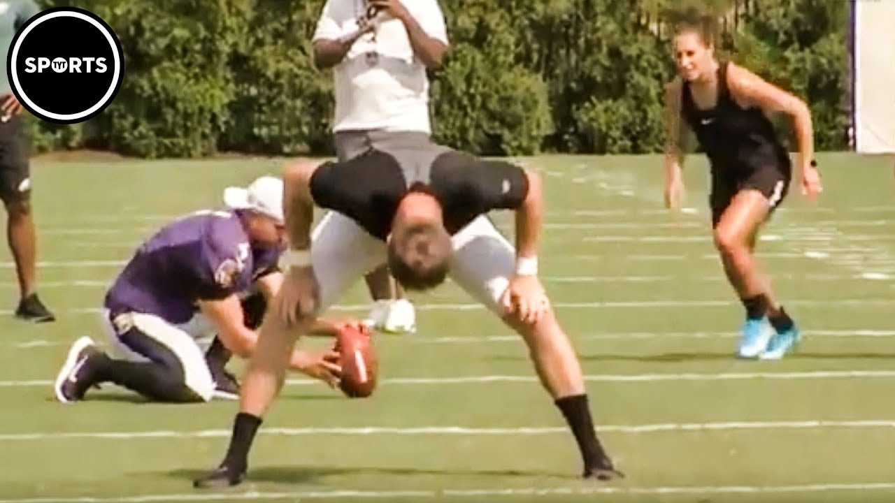 The FIRST Female NFL Player - YouTube