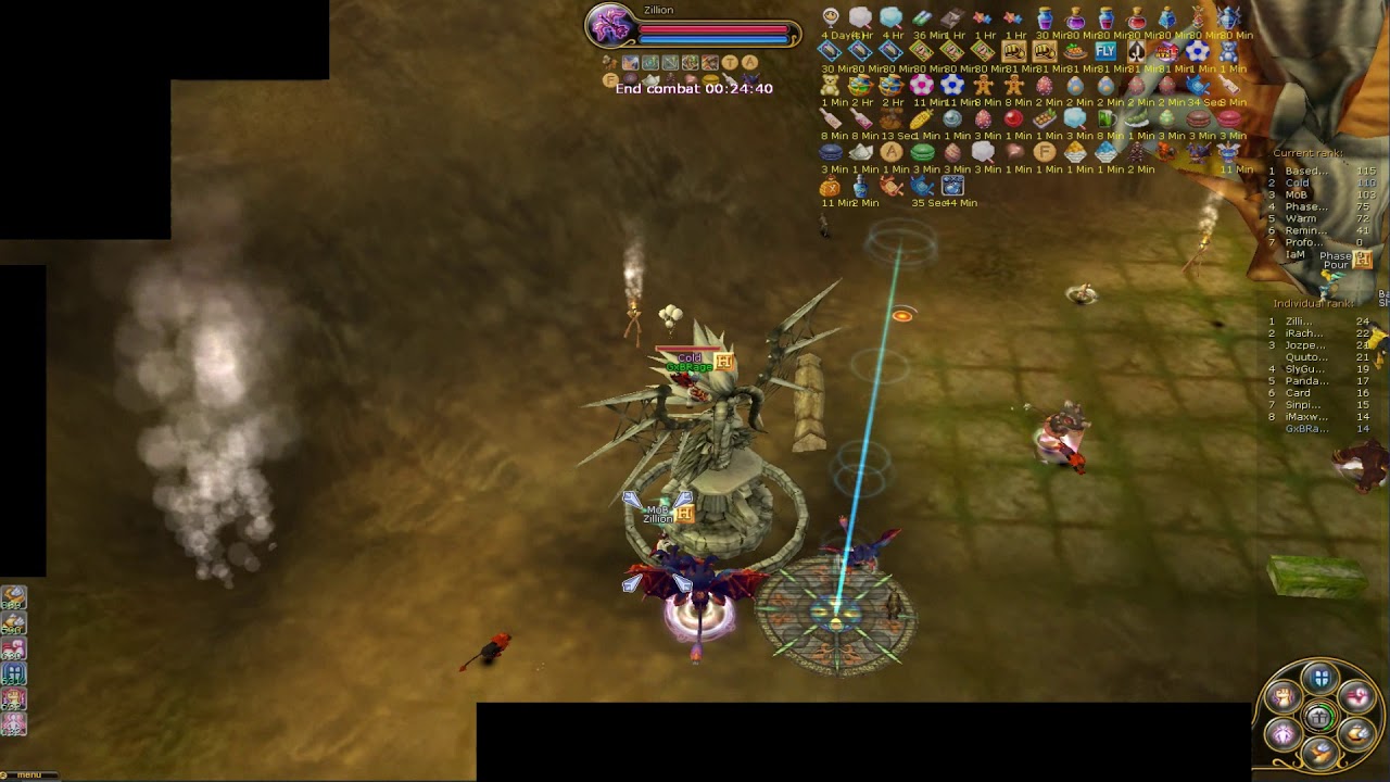 Flyff Aibatt Guild Siege 28/03/2020 GxBRage PoV - YouTube