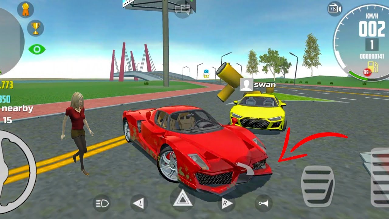 Car Simulator 2 Multiplayer - Ferrari Enzo Car Damage - Car Accident ...