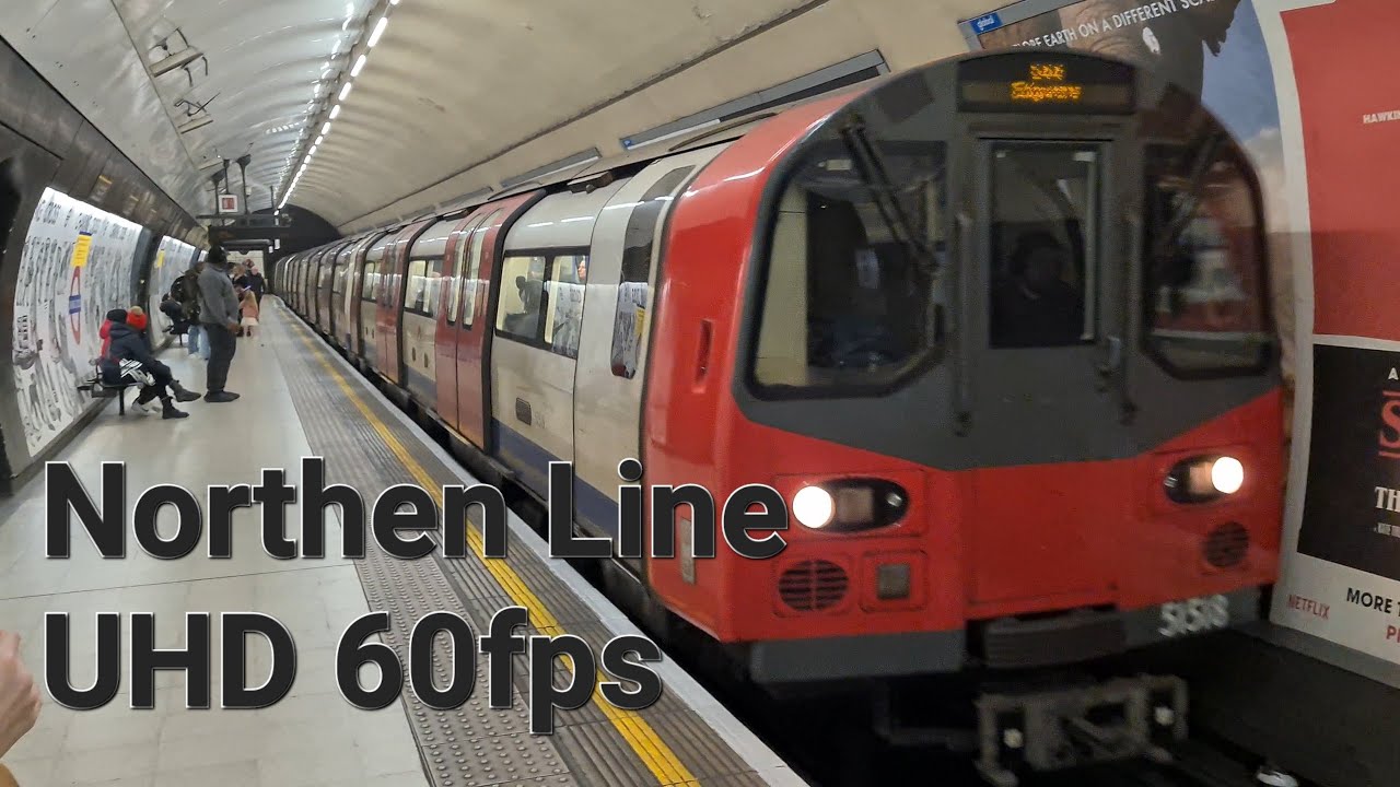 Underground Northen Line UHD 60fps Charing Cross - YouTube
