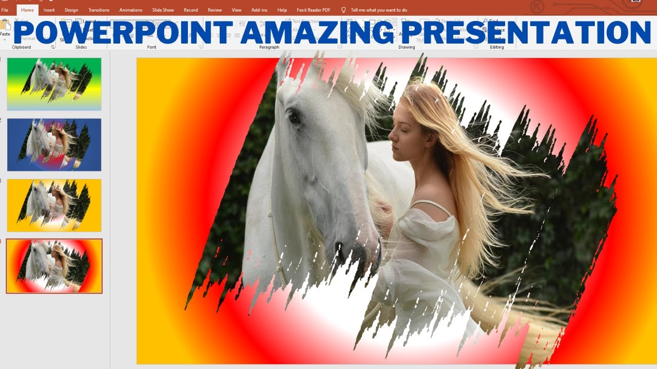Amazing PowerPoint Presentation || Brush Effect using PowerPoint ...
