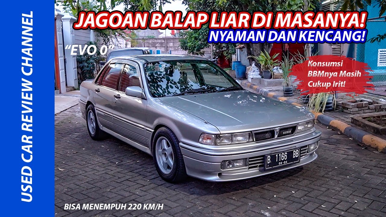 1992 Mitsubishi Eterna GTI DOHC Review & Test Drive - YouTube