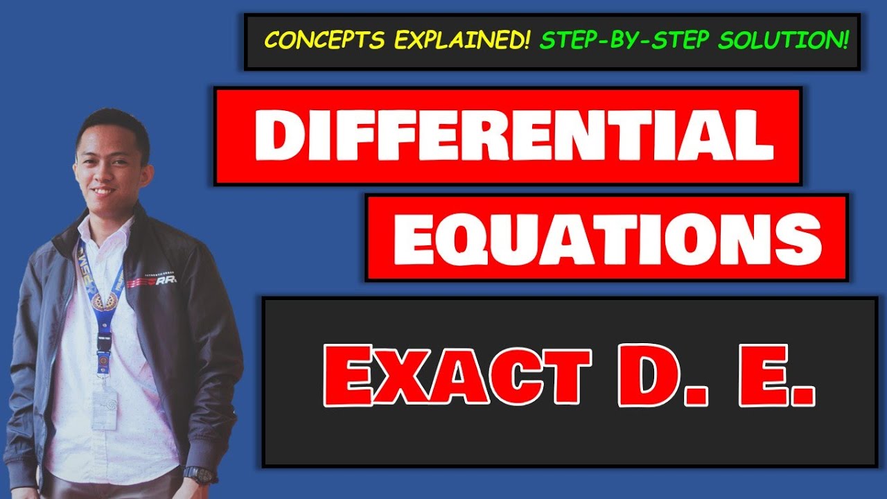 Exact Differential Equation - YouTube