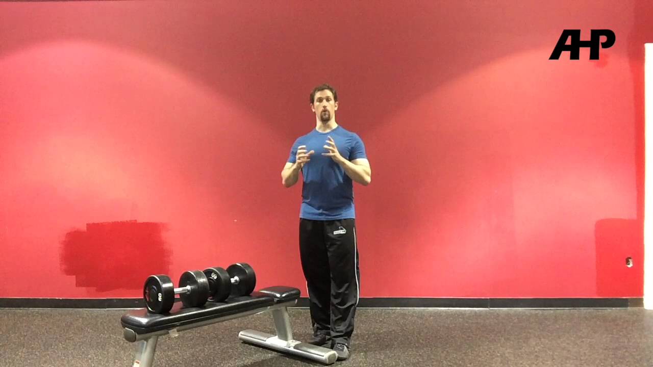 Kneeling on Bench Overhead Press - YouTube