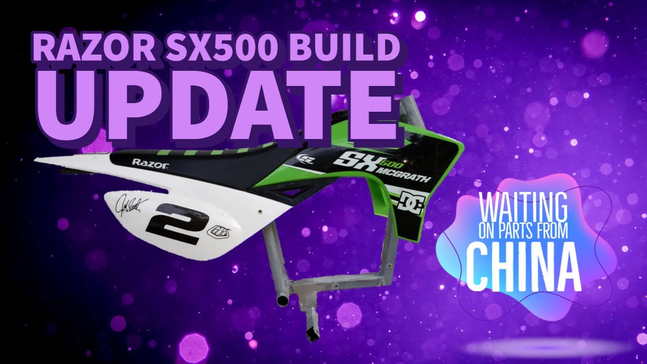 Razor Sx-500 72v build update - YouTube