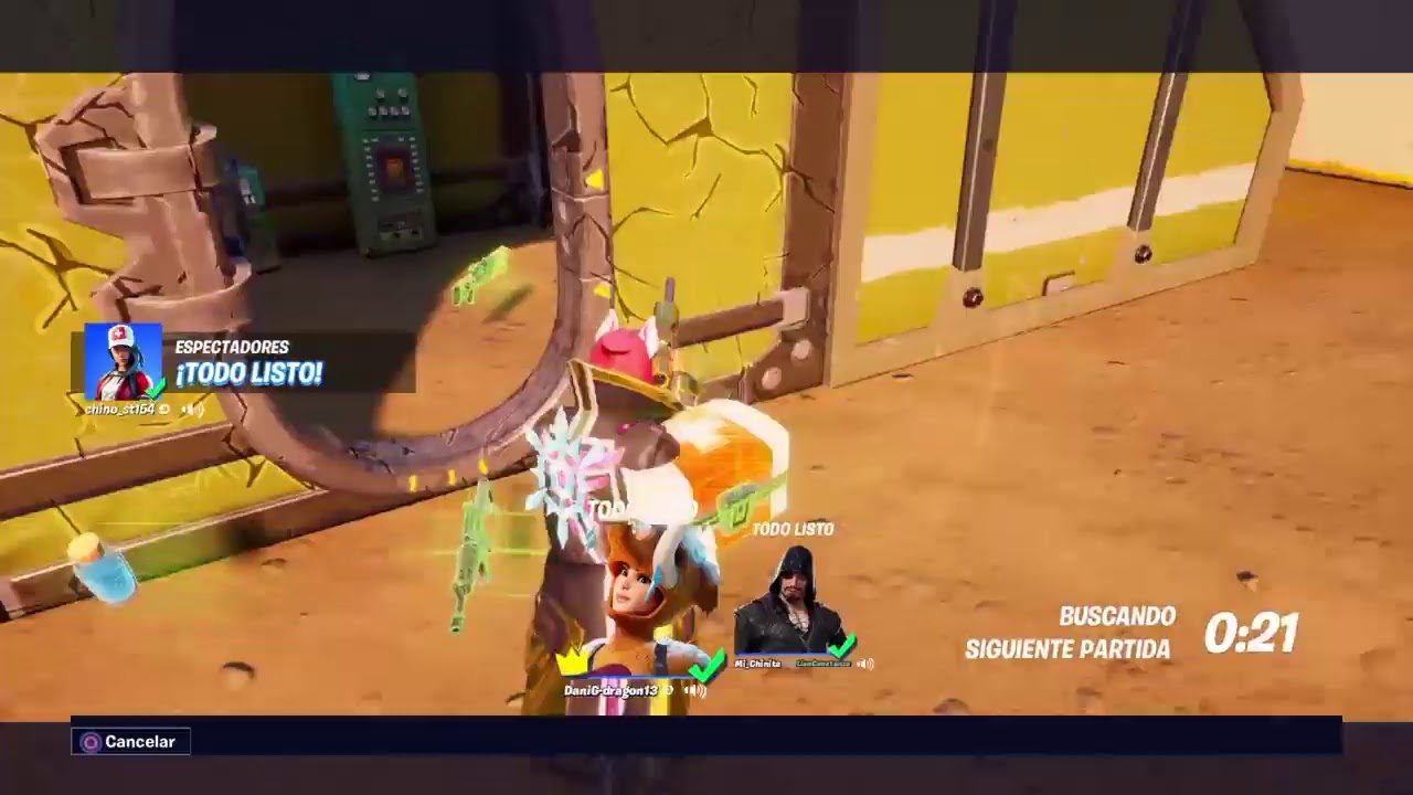 partida fortnite en duo con la pollo - YouTube