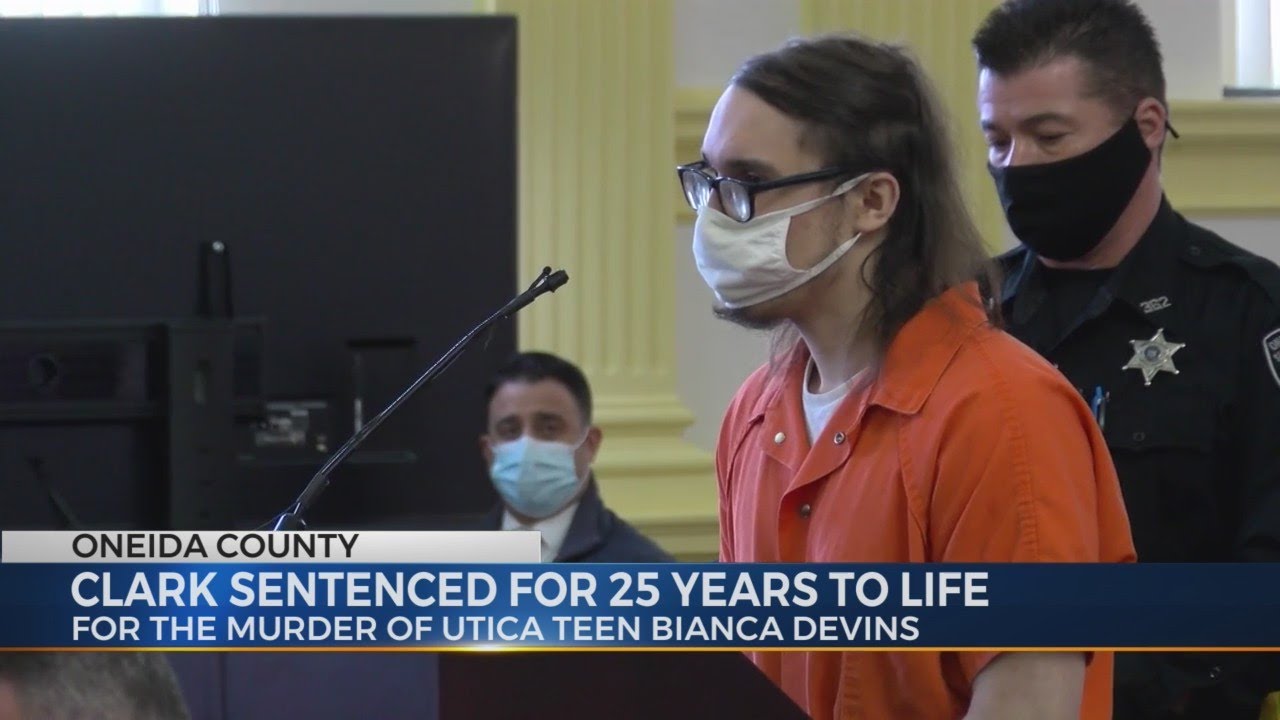 Clark Sentenced 25 Years to Life For 2nd Degree Murder - YouTube