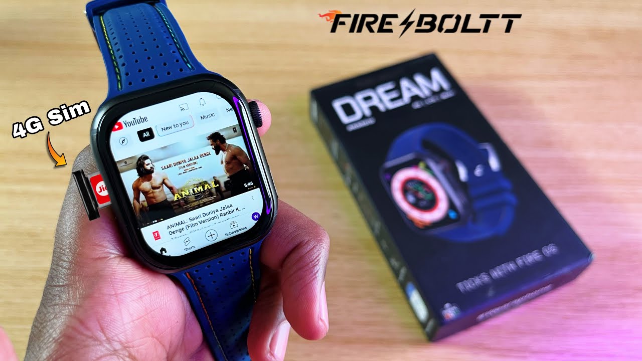 Fire Boltt Dream 🔥 Android 4G Smartwatch | Mini Smartphone in Android ...