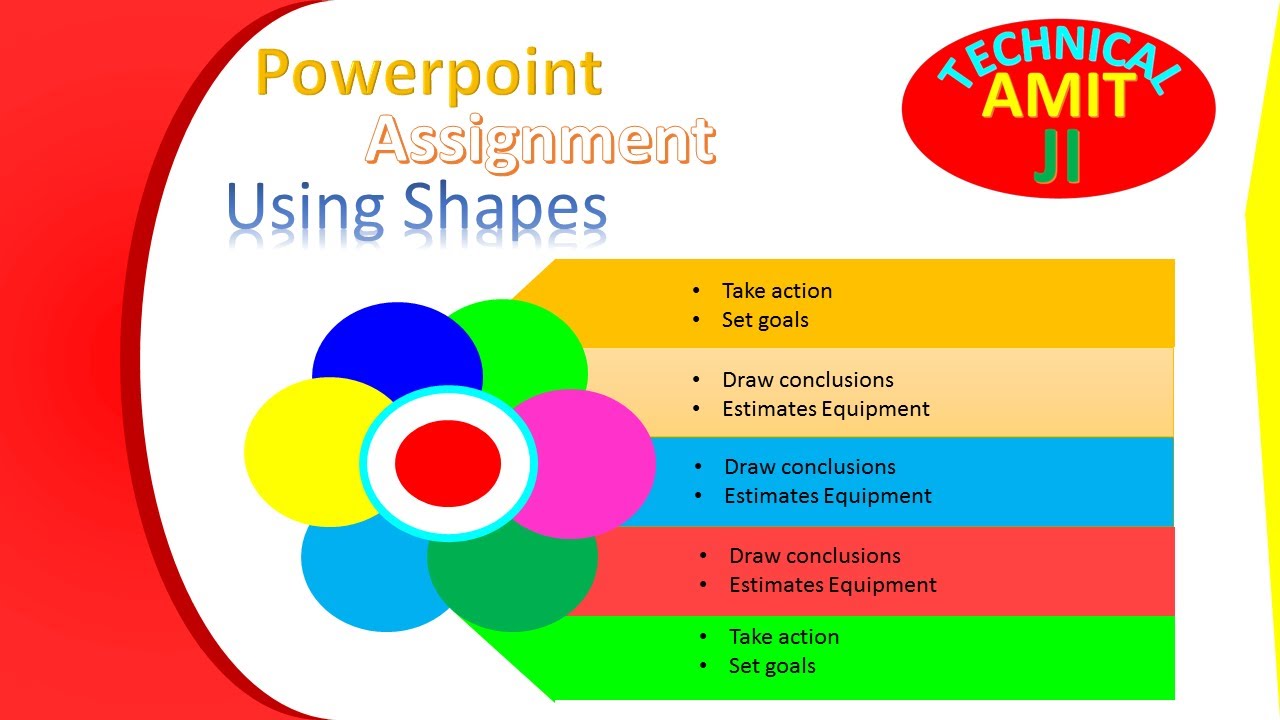 Circle Assignment By Amit Sir in Powerpoint - YouTube