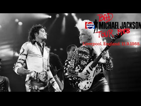 Michael Jackson live Liverpool, England. September 11, 1988. (Snippets ...