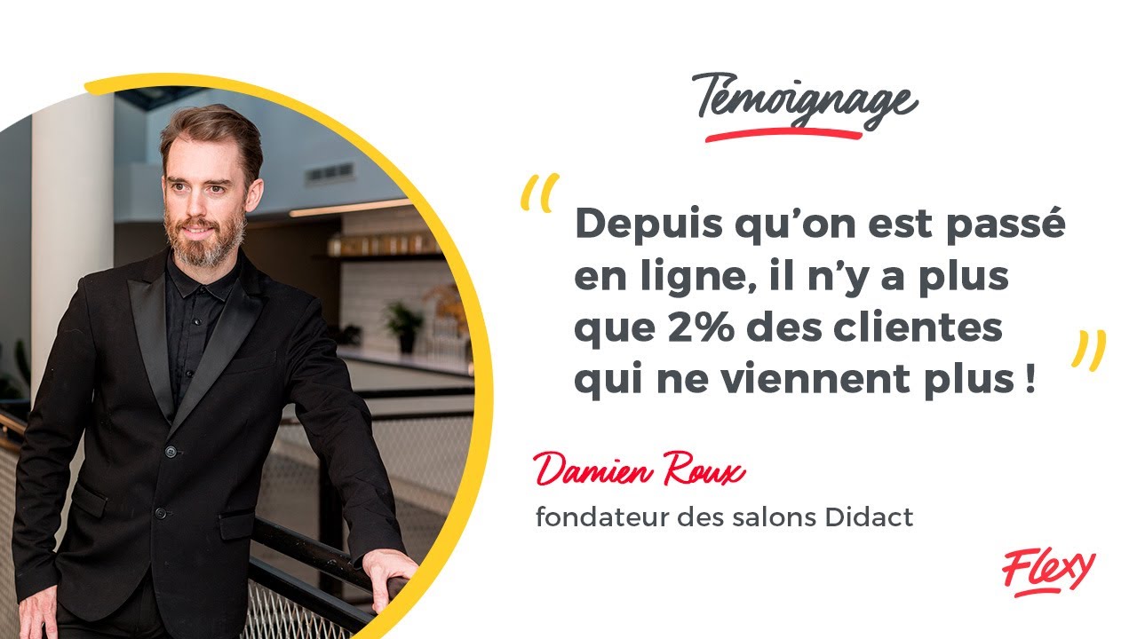 Didact - Damien Roux ️💈 développe son salon de coiffure avec Flexy ...