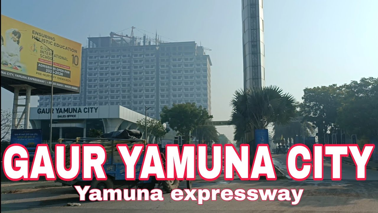 Gaur Yamuna City Master Plan Sector-19 Yamuna Expressway YEIDA Layout ...