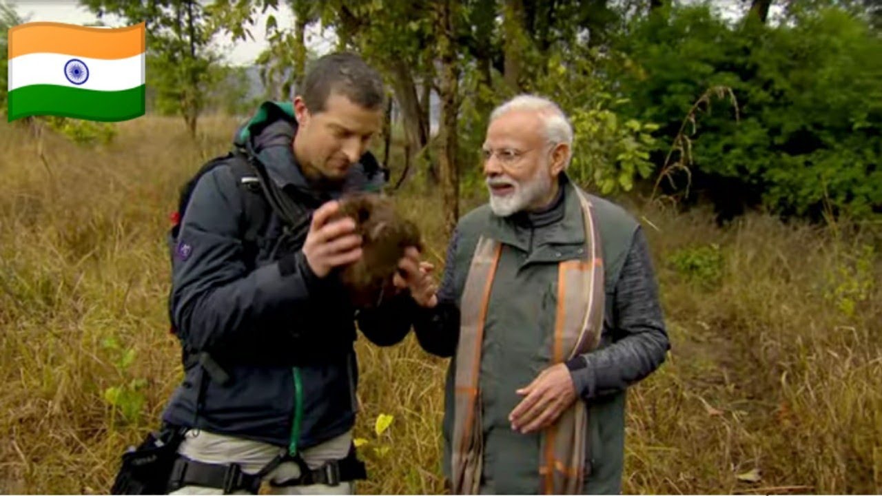 Man VS Wild with Bear Grylls and PM Modi | Promo | Discovery India ...