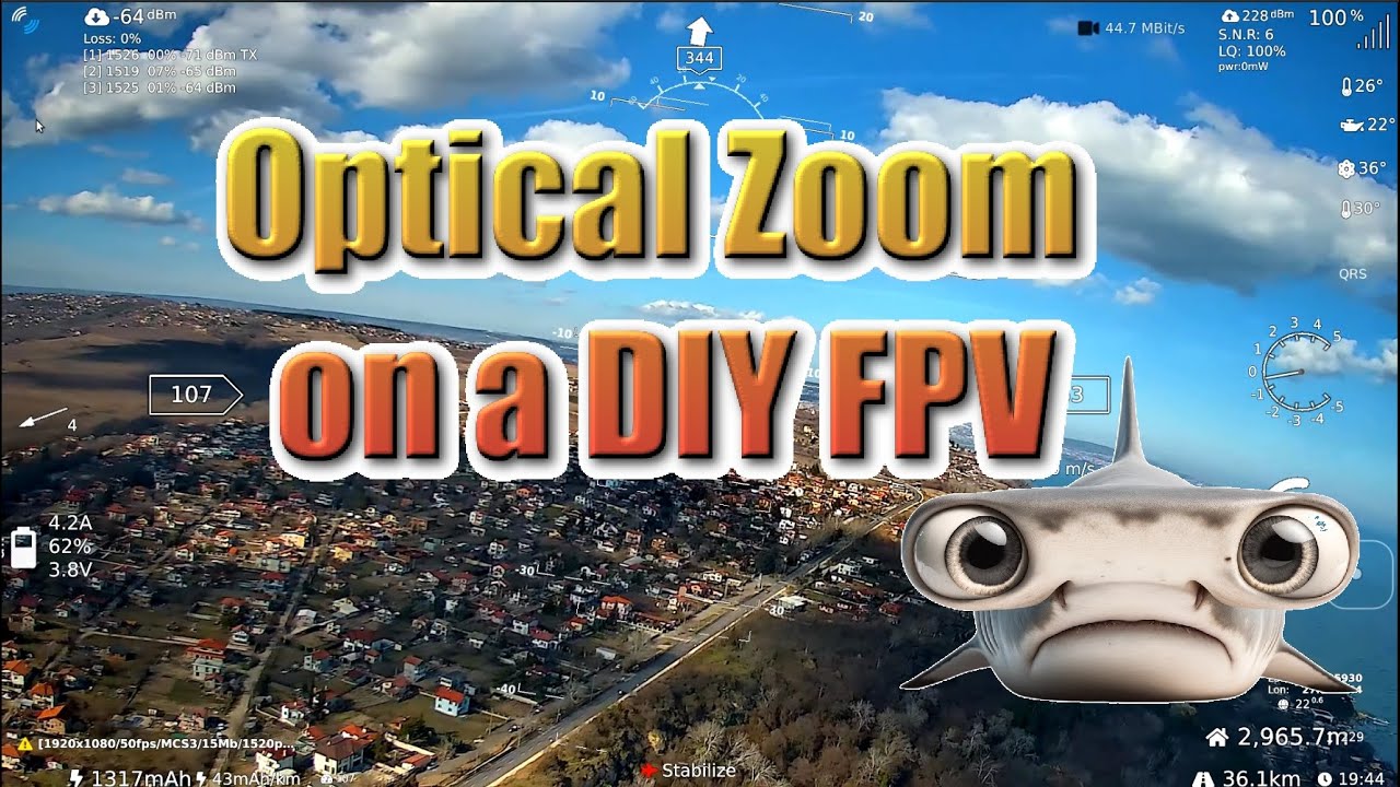 OpenIPC Dual camera DIY FPV system on a sunny day - YouTube