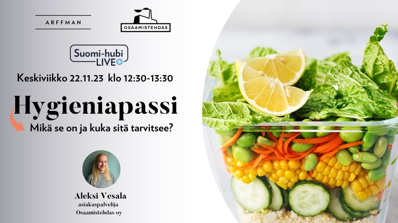 Suomi-hubi LIVE: Hygieniapassi / Hygiene passport - YouTube