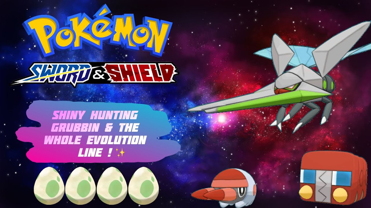 BIG UP GRUBBINO ! Pokemon Sword & Shield - SHINY HUNTING GRUBBIN & THE ...