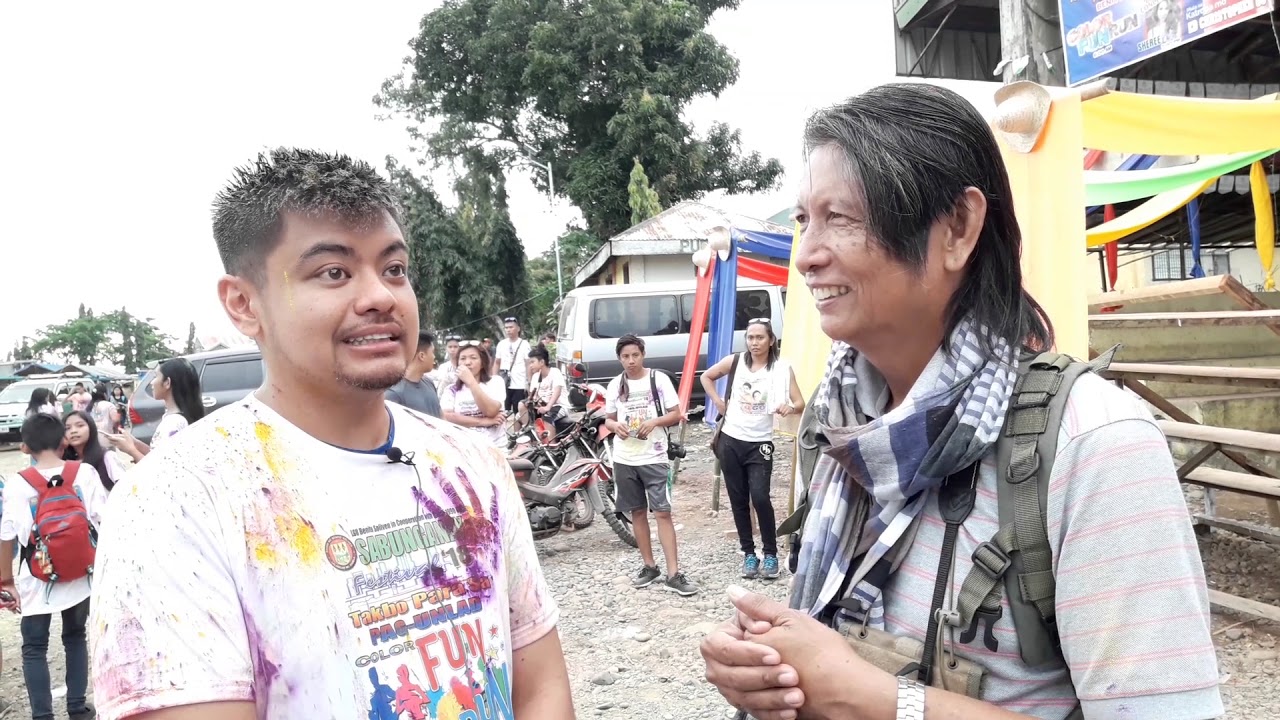 1ST SABUNGANAY FESTIVAL COLOR FUN RUN - YouTube